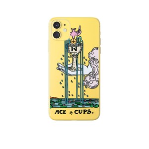 Ace of Cups Pastel Trippy Tarot Card Phone Case for iPhone 15 - Etsy