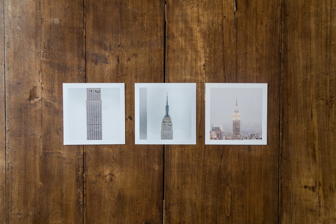 Empire State Building - Set of 3 Fine Art Prints - Etsy