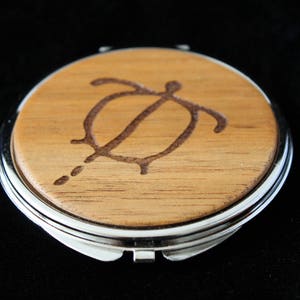 Hawaiian Koa Compact Mirror - Etsy