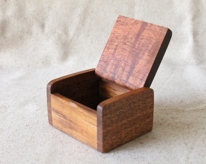 Handcrafted Koa Lift Top Box - Etsy