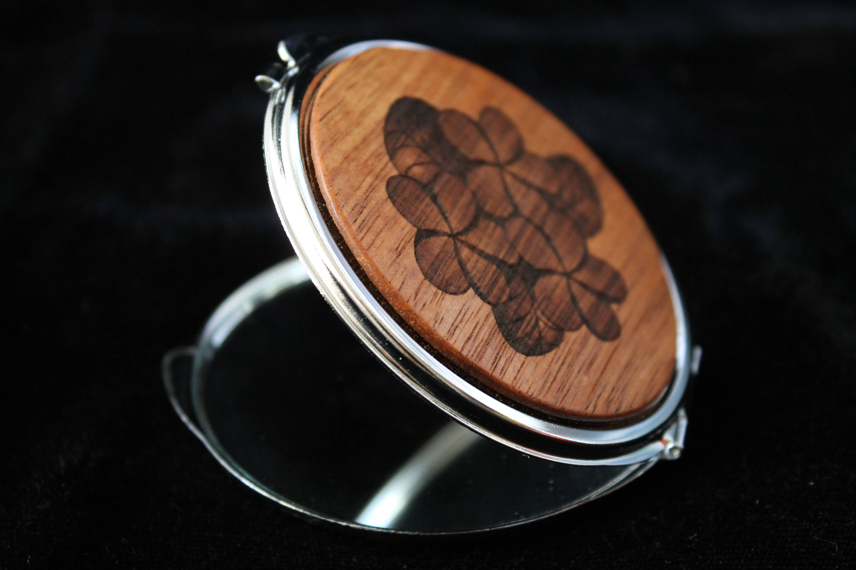 Hawaiian Koa Compact Mirror - Etsy