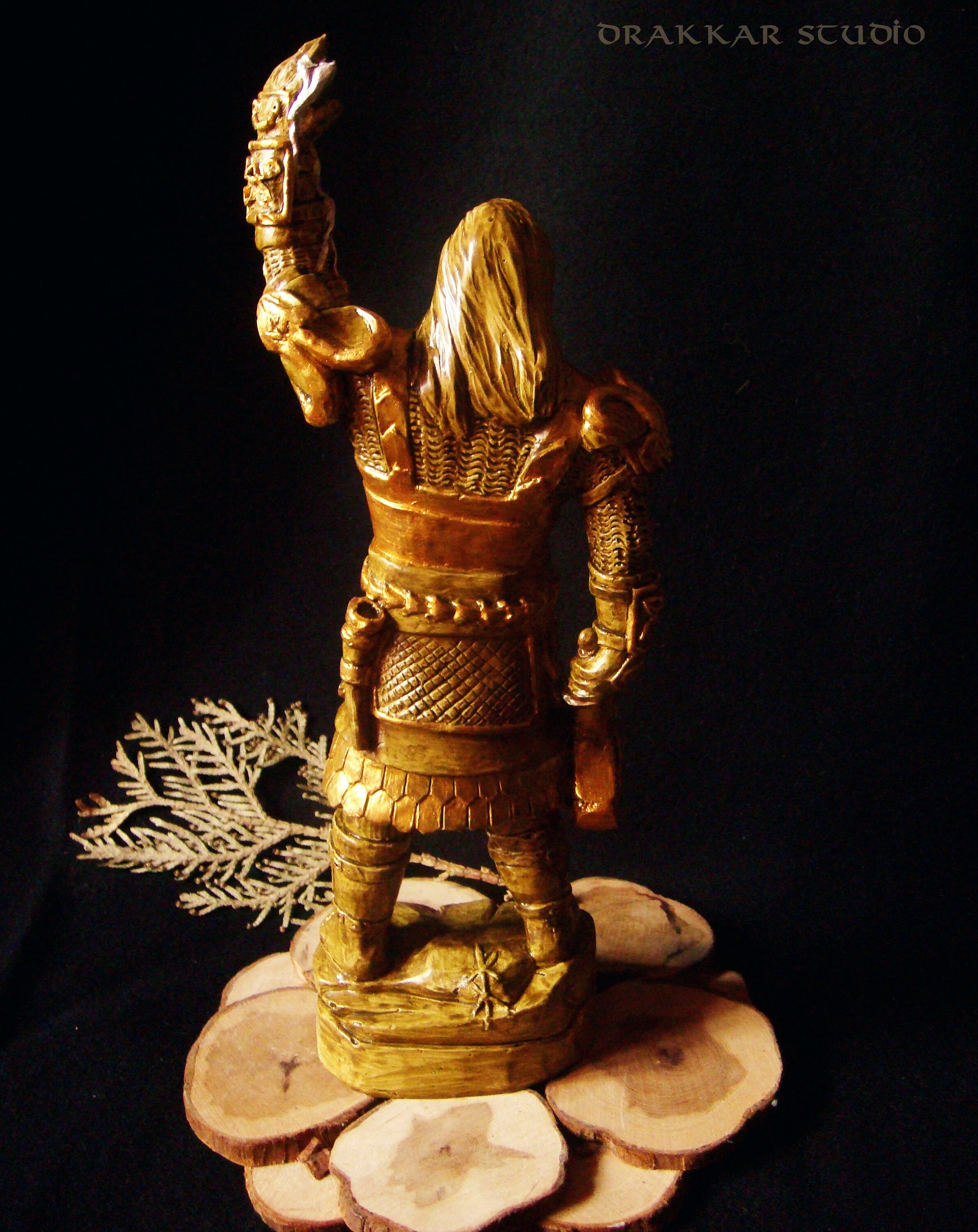 Statuette of Thor. Asatru Altar Statuette - Etsy