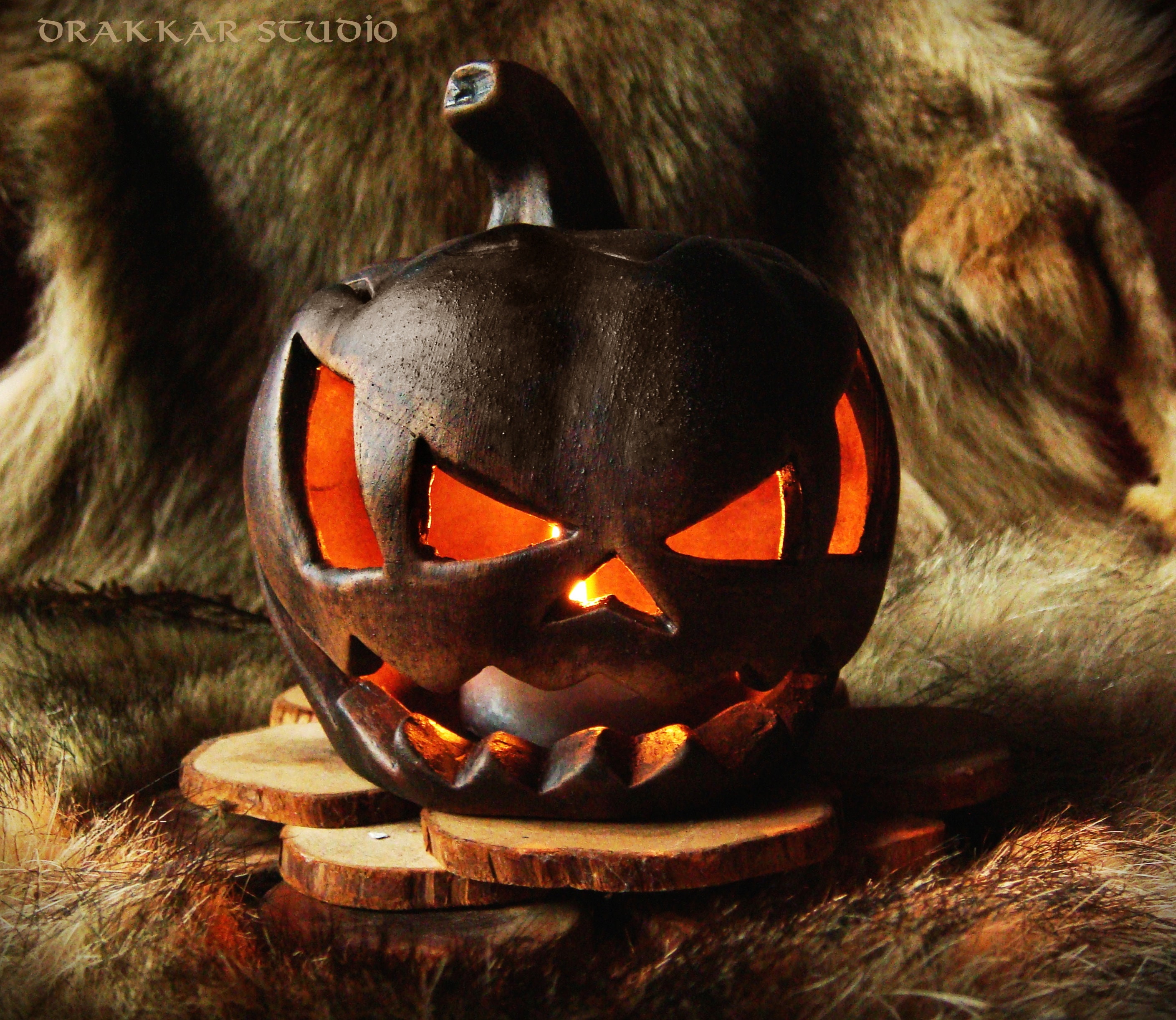 Ceramic Pumpkin Jack-o'lantern - Etsy
