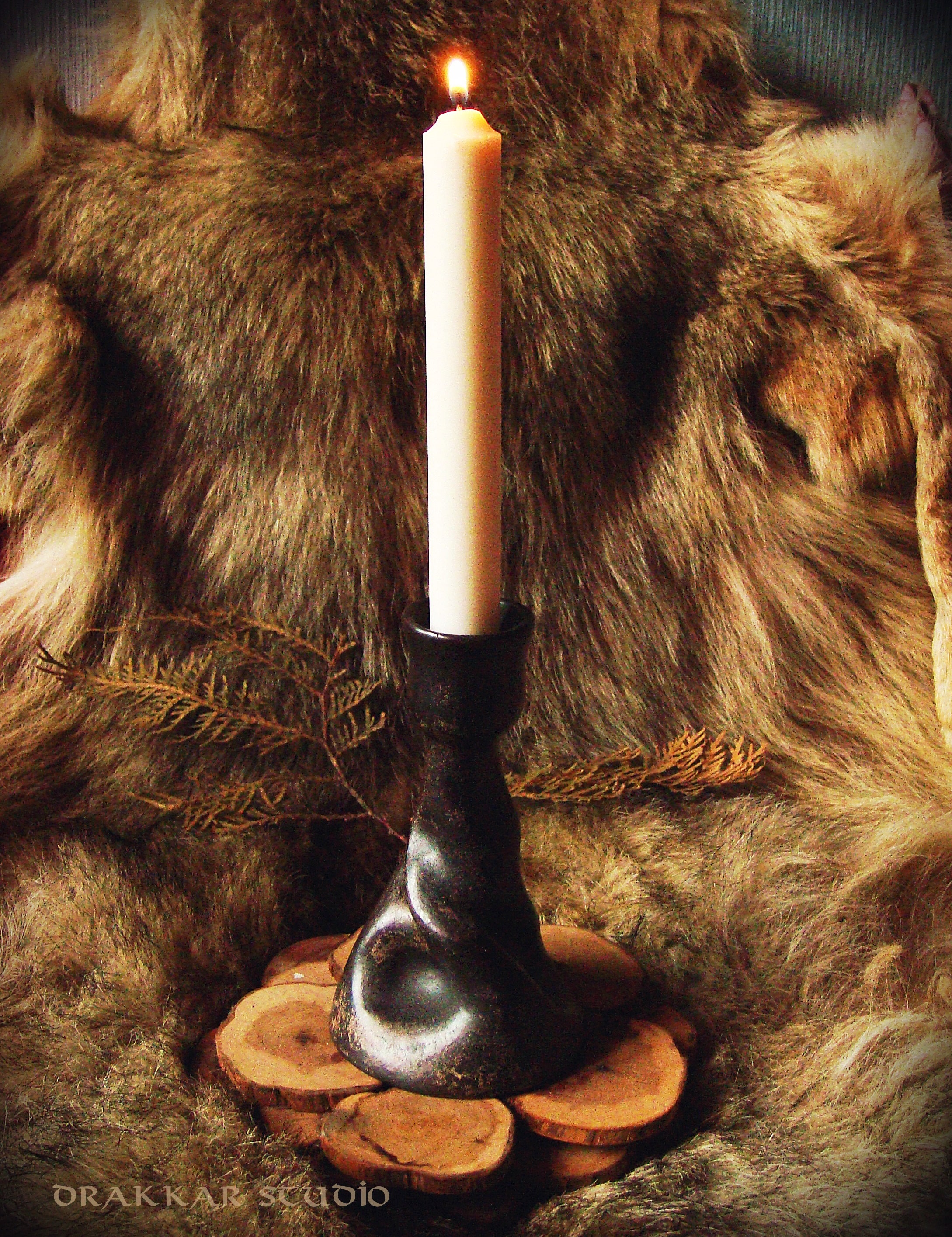 Сrumpled Ceramic Candle Holders Curve Candlestick | Etsy