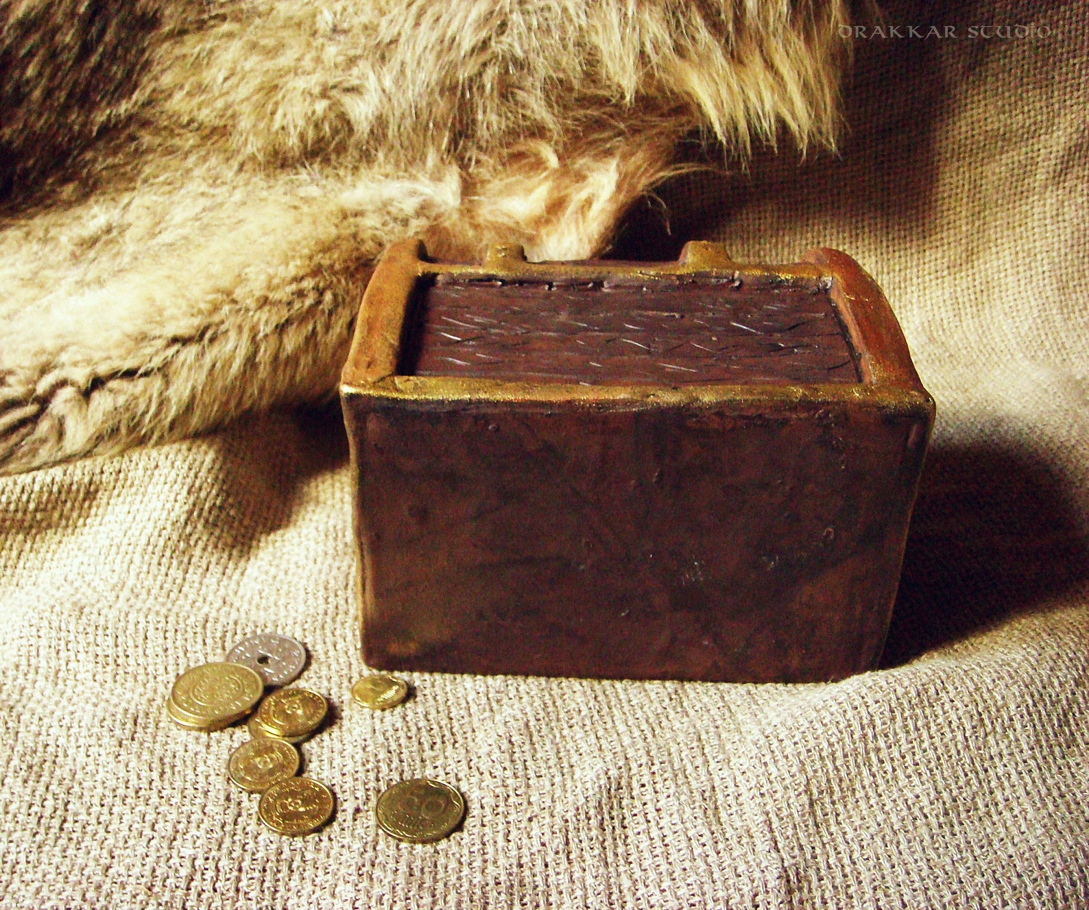 Treasure Chest. Handcrafted Ceramic Money Bank - Etsy