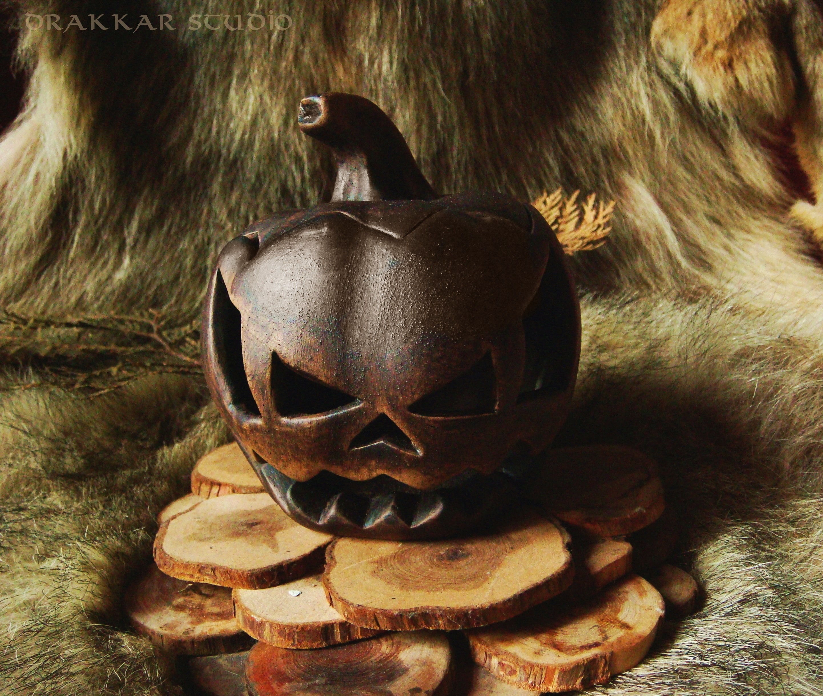 Ceramic Pumpkin Jack-o'lantern - Etsy