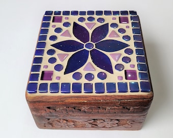 Mosaic Jewelry Box | Etsy