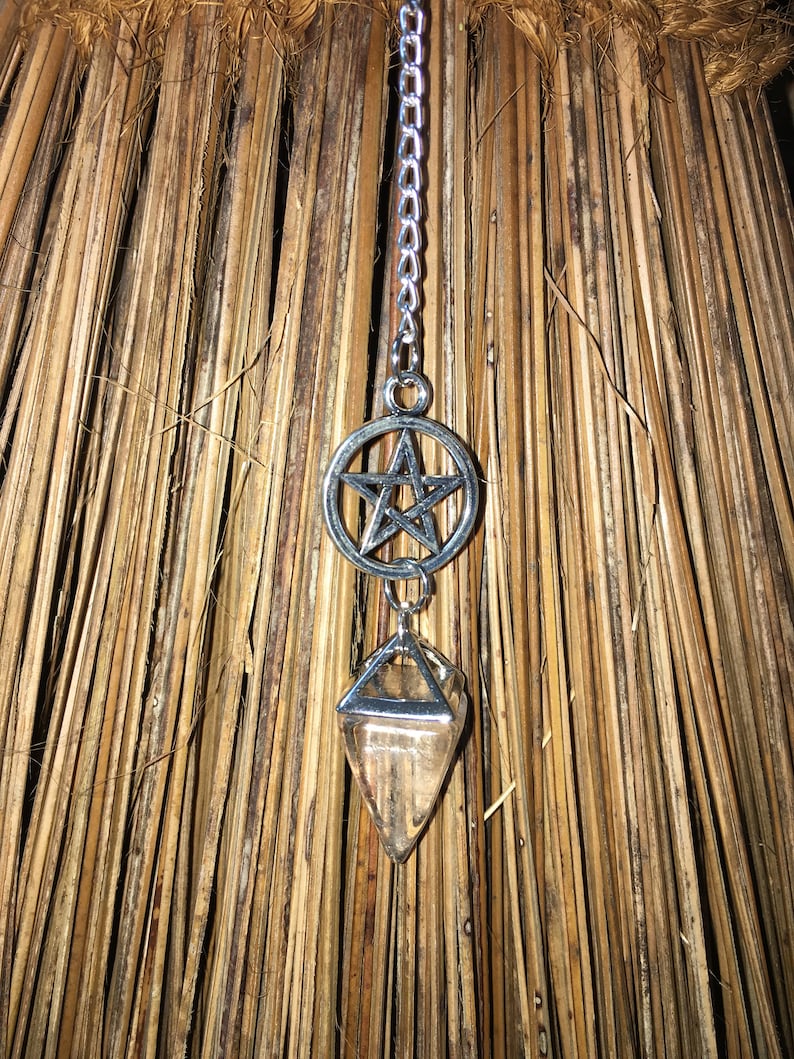Scryer Pendulum Scrying Tool Crystal Dowsing Tool Pendulum Dowser ...