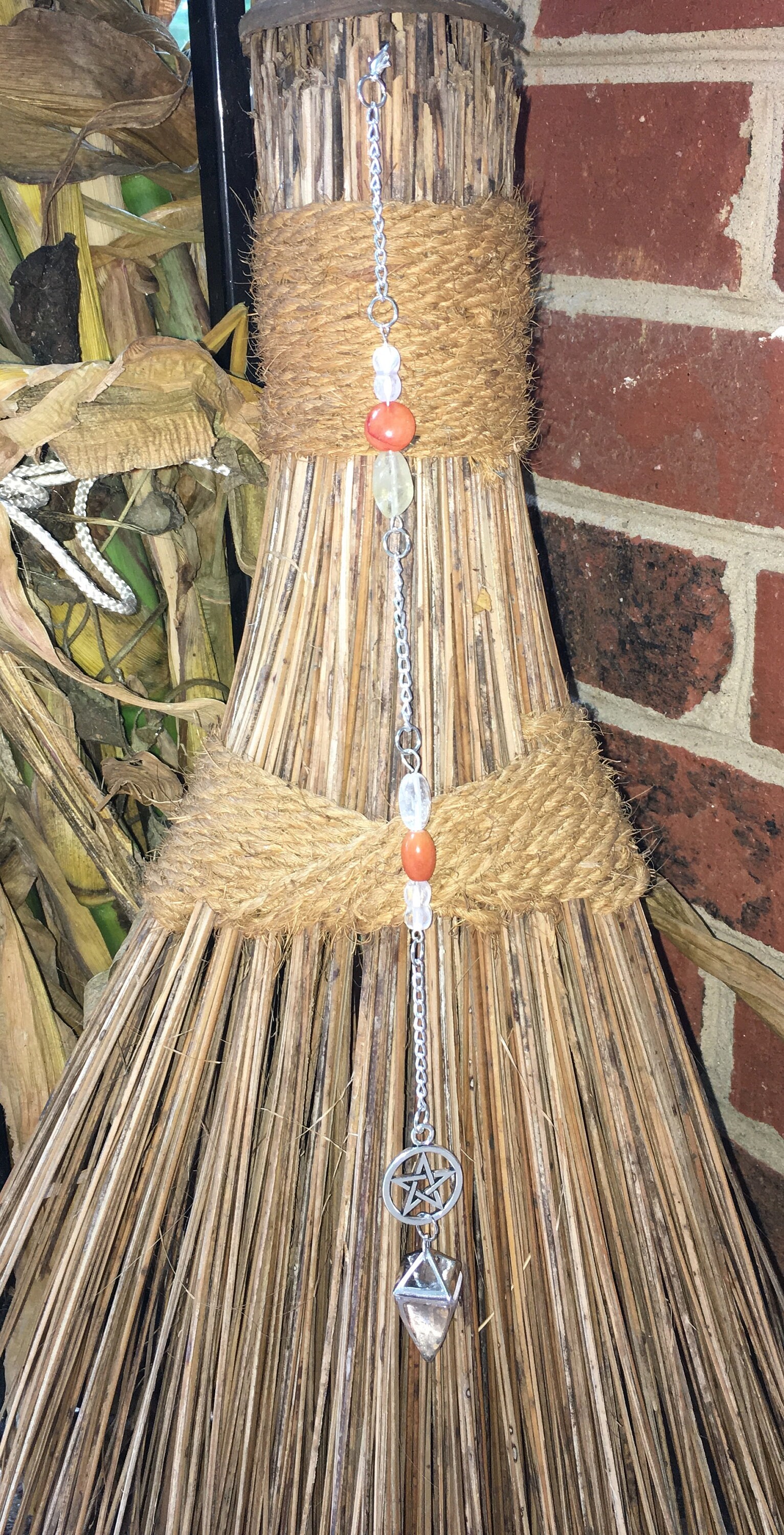 Scryer Pendulum scrying tool Crystal Dowsing tool Pendulum | Etsy