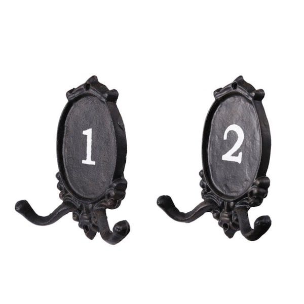 Numbered Hooks - Etsy