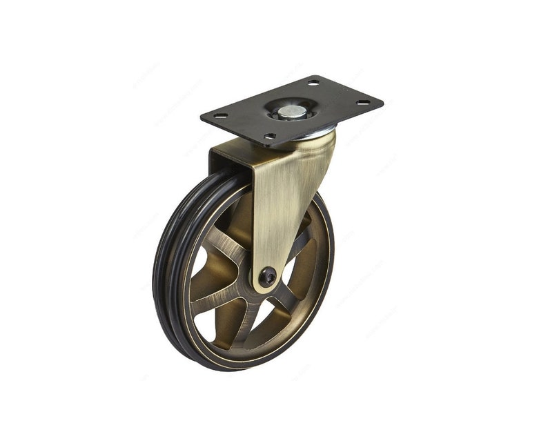 Vintage Rustic Coffee Table / Cabinet Caster Wheel - Etsy