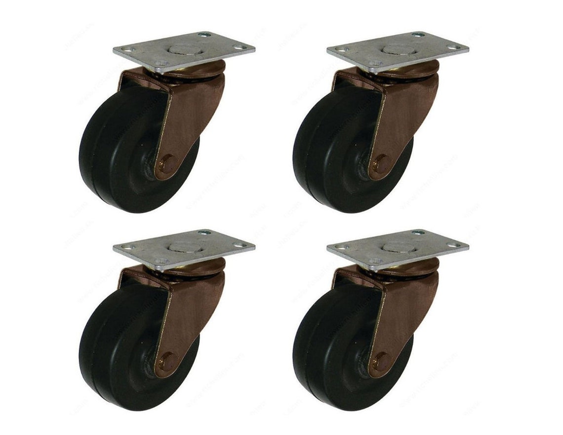Vintage Rustic Antique Style Copper Caster Wheels Set of 4 - Etsy