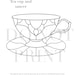 Tea Cup// Stained Glass// Stained Glass Pattern// Tea Cup Pattern - Etsy