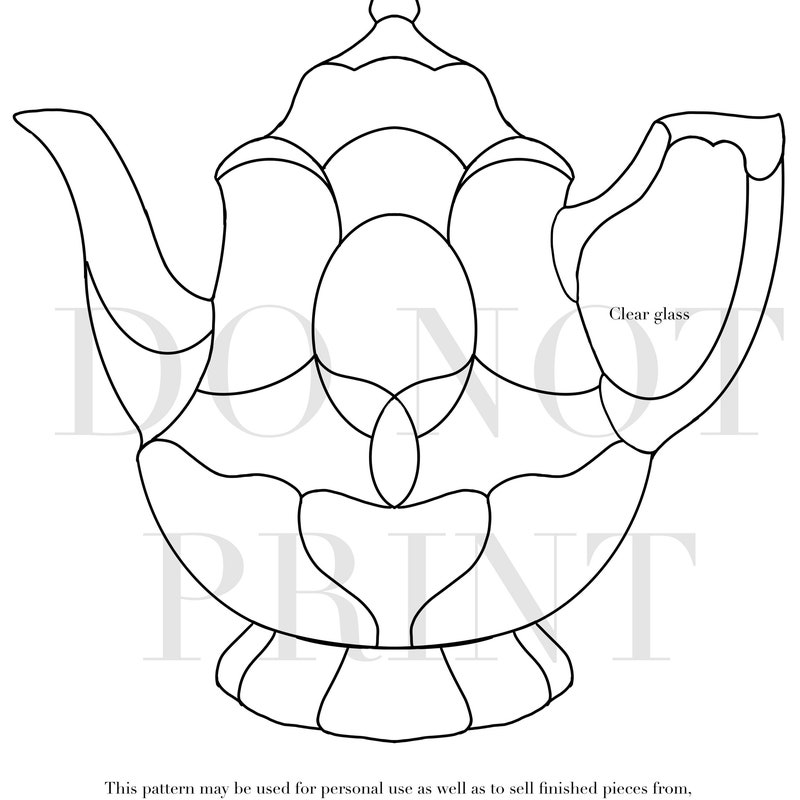 Stained Glass Teapot - Etsy