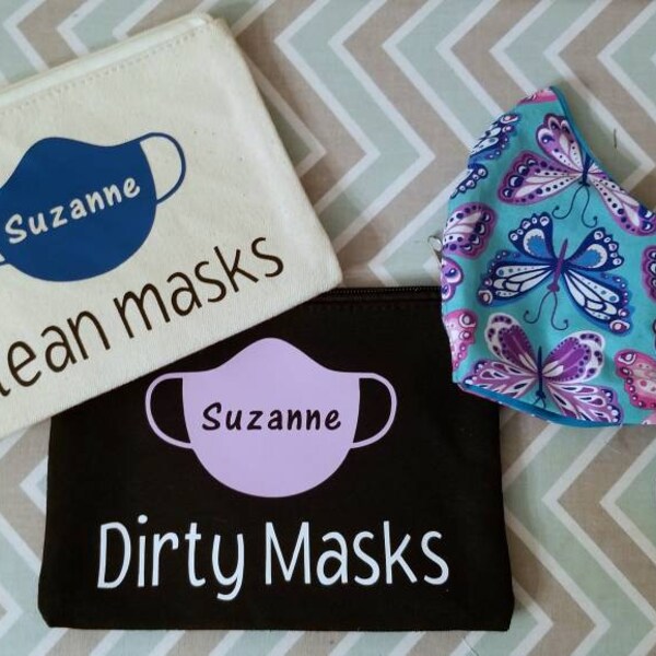 Mask Pouch - Etsy