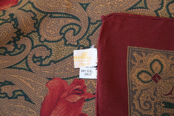 Authentic 70s Ostinelli Como Italy vintage silk scarf… - Gem