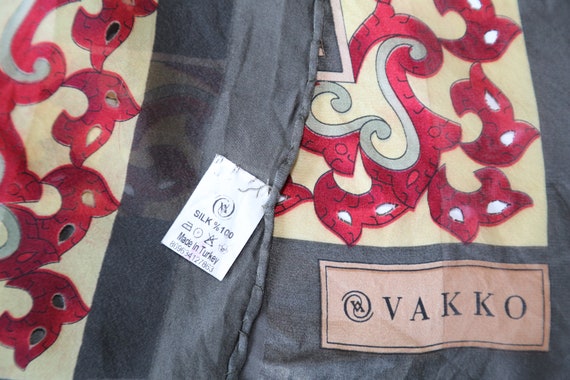 Unique Authentic VAKKO Made in Turkey Perforated Thro… - Gem