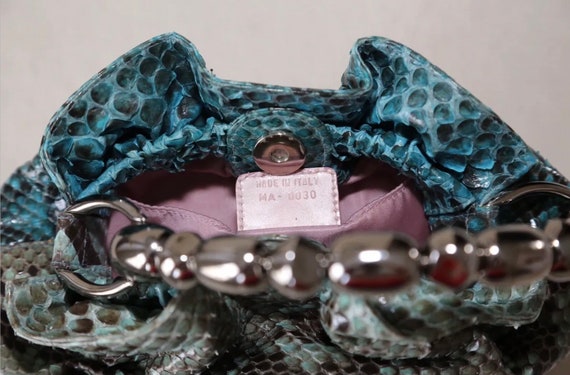 Rare Authentic GLAZED Christian Dior Genuine Python s… - Gem