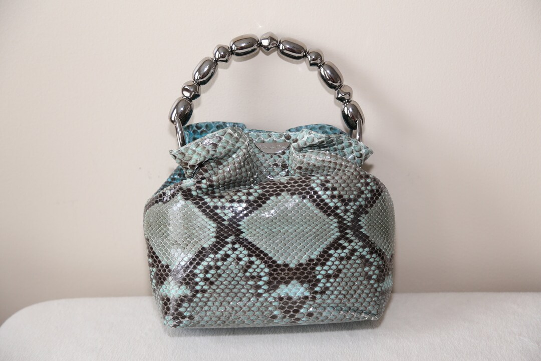 Rare Authentic GLAZED Christian Dior Malice Genuine Python Skin Bag ...
