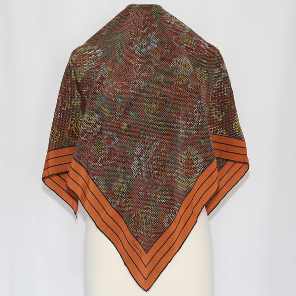 Silk Scarf Vintage - Etsy