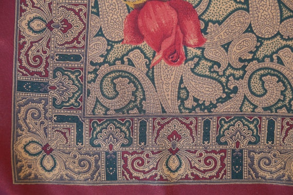 Authentic 70s Ostinelli Como Italy vintage silk scarf… - Gem
