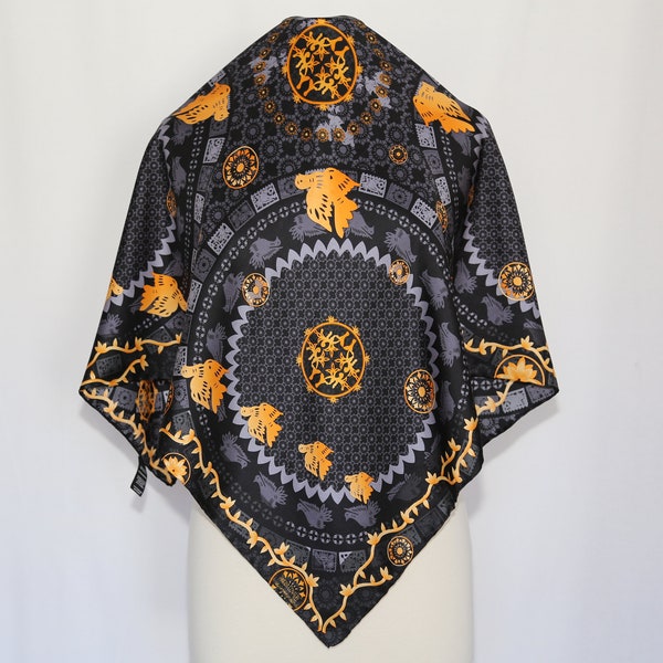 Mexico Silk Scarf - Etsy