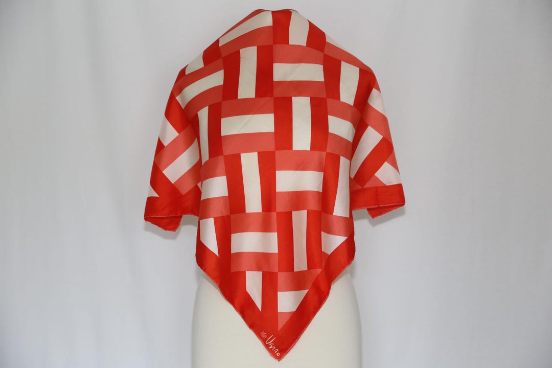 Gorgeous Authentic 60s Vera Ladybug Silk Twill Scarf Vintage - Etsy