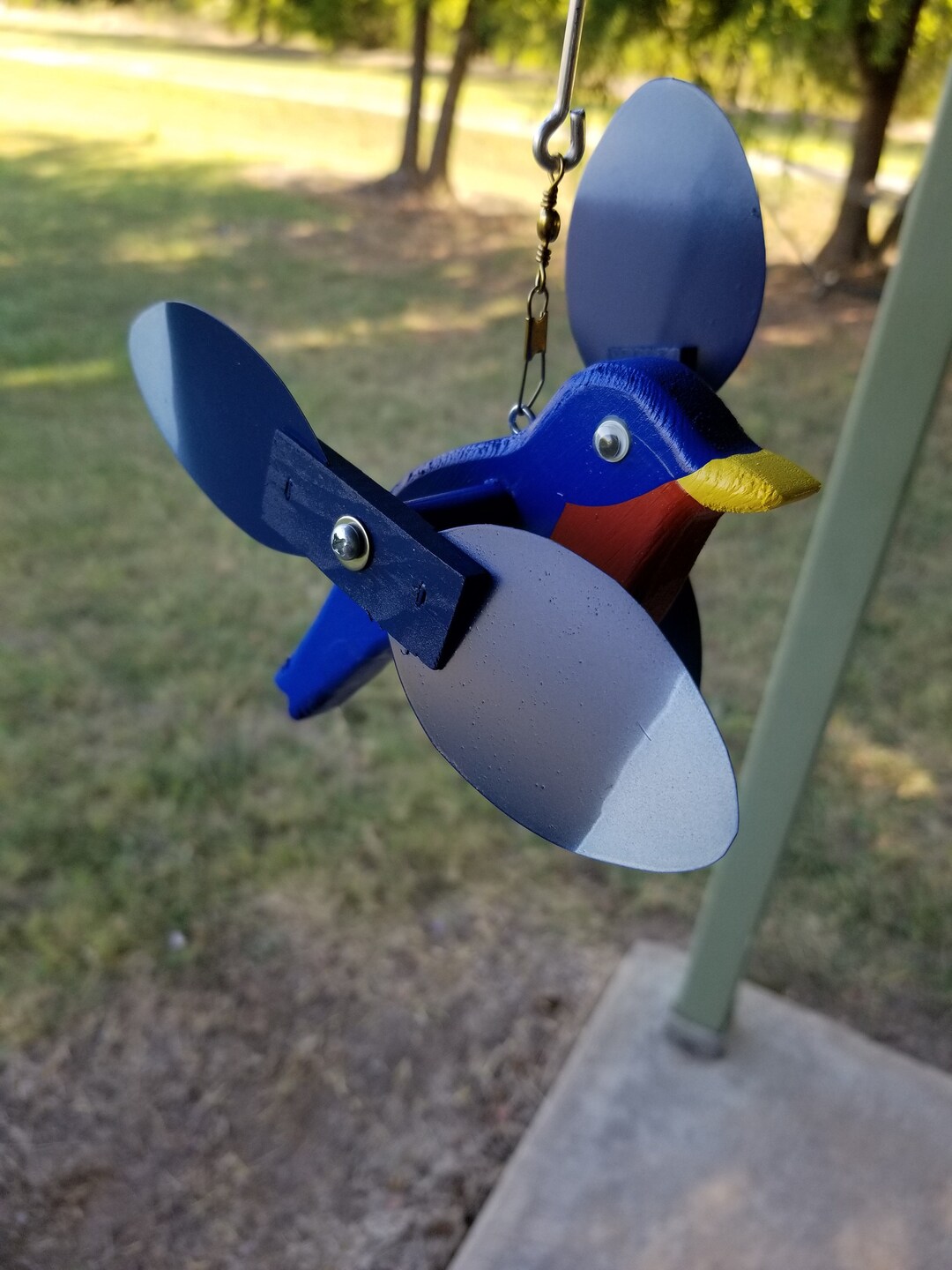 Blue Bird Mini Whirligig - Etsy