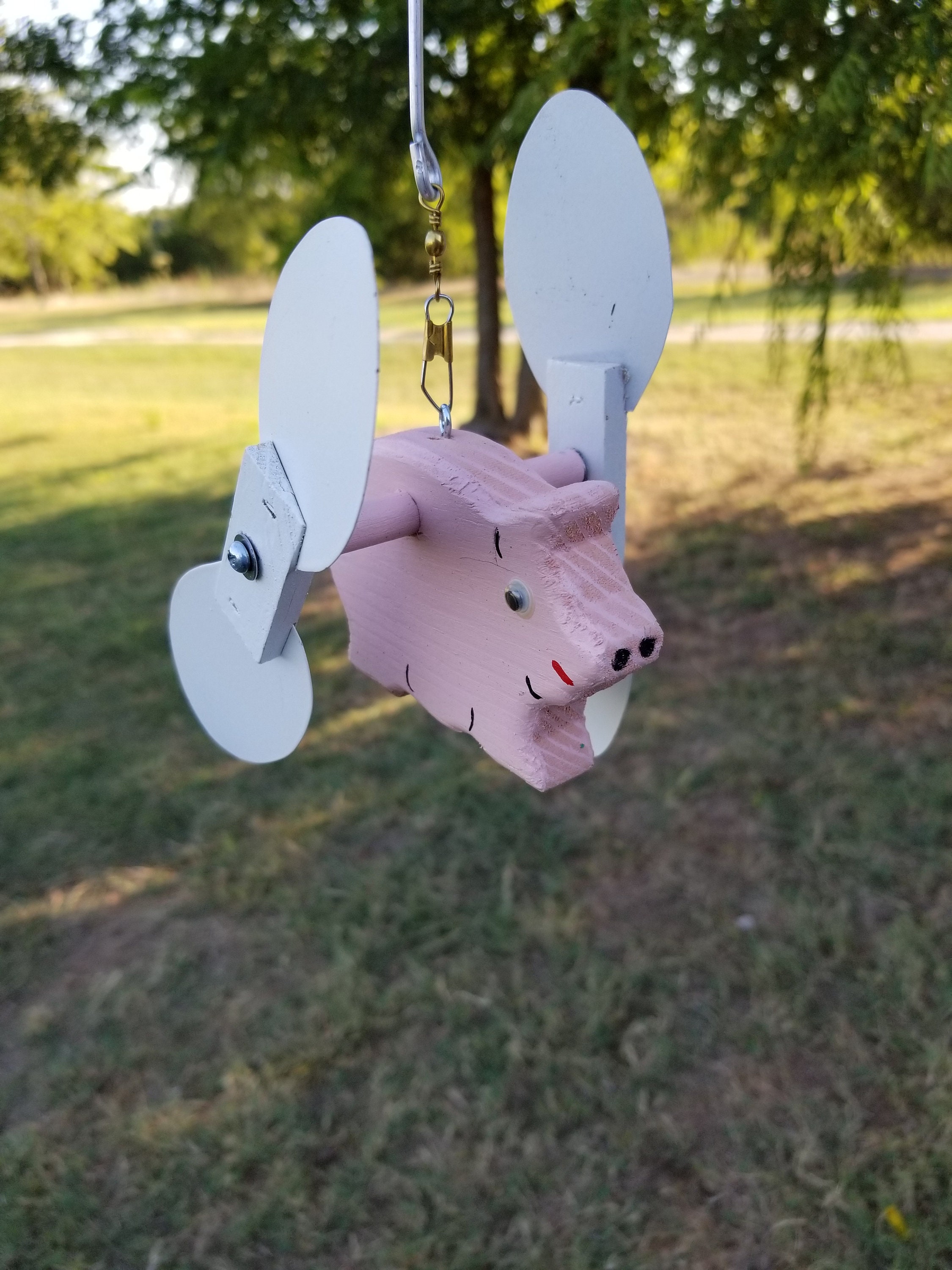 Pink Pig Mini Whirligig - Etsy