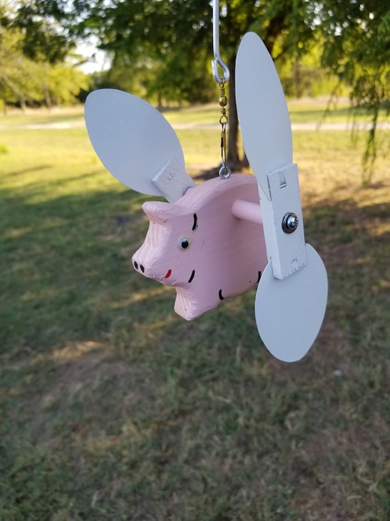 Pink Pig Mini Whirligig - Etsy