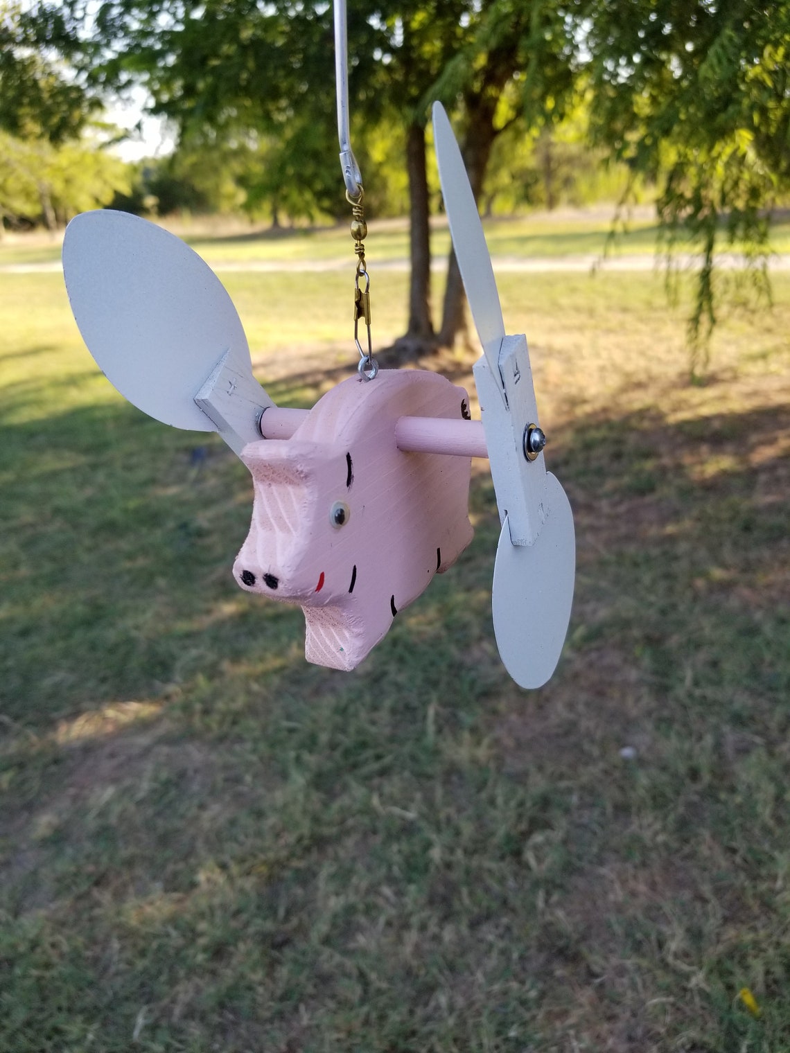 Pink Pig Mini Whirligig - Etsy