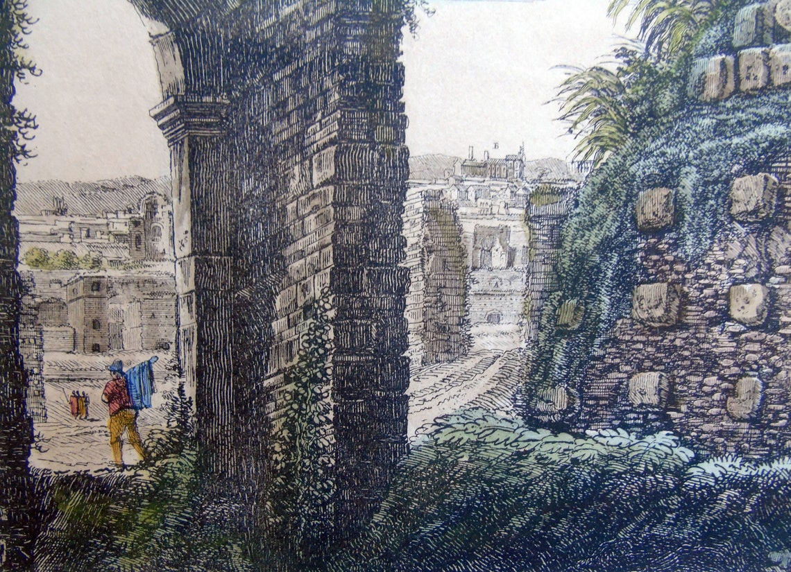 Piranesi, Mausoleum of Cecilia Metella, 1762, Rome, via Appia, Engraved ...