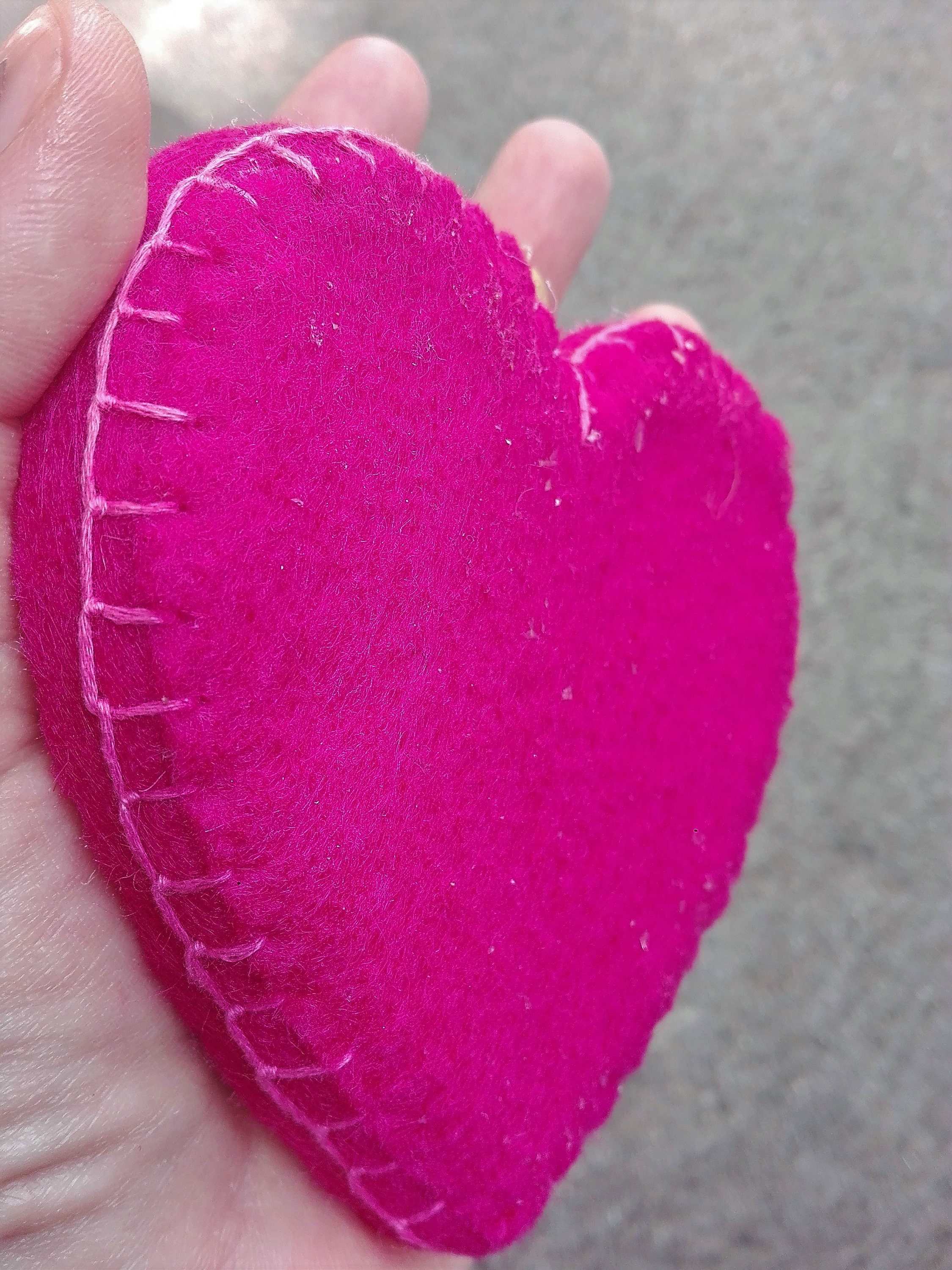 Heart XXIV Fuchsia Sacred Symbol Love, Friendship, Loyalty, Faith - Etsy