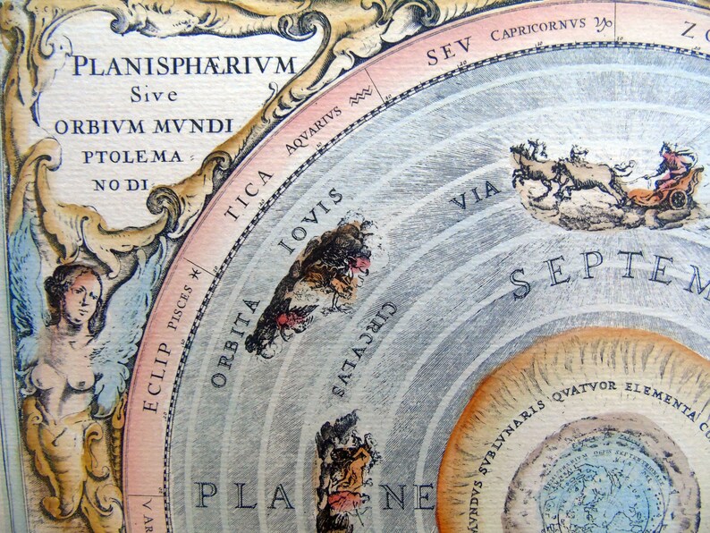 Antique Maps Astronomical Maps II Celestial Cartography - Etsy