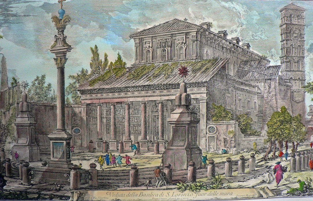 Piranesi - Basilica San Lorenzo (outside the Walls of Rome) - Verano ...