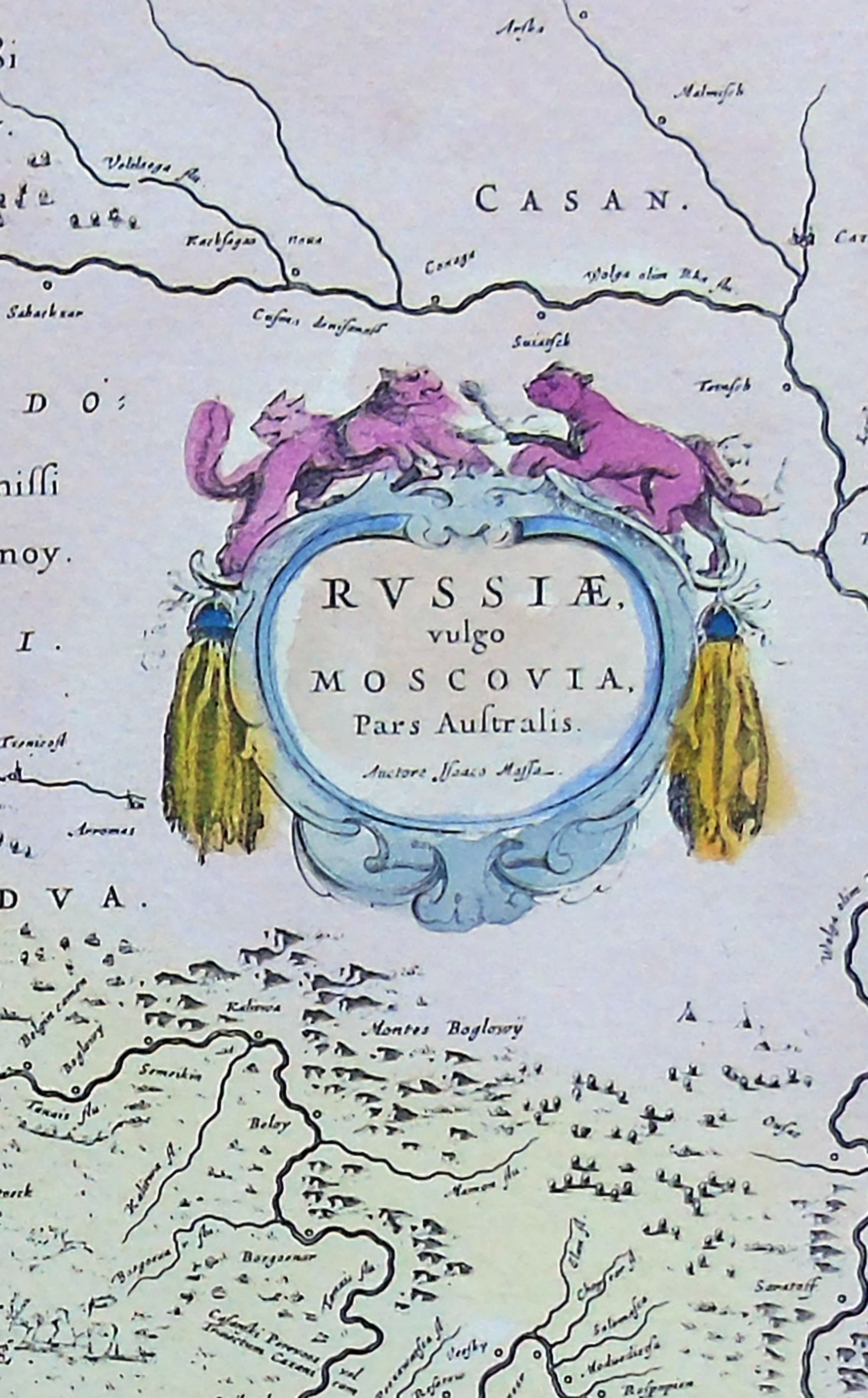 Antique Maps Russia Moscovia Antique Map of World Hand - Etsy