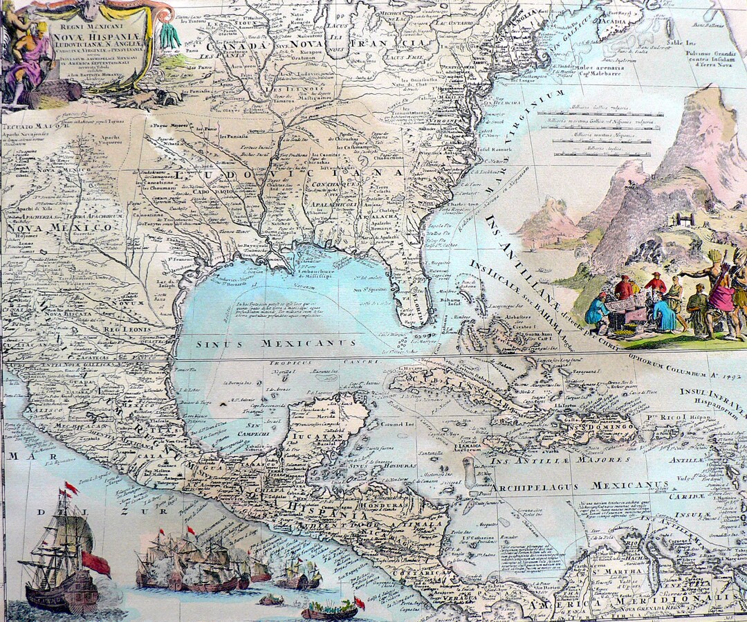 America - America Vintage - Antique Maps of America (terra Incognita ...