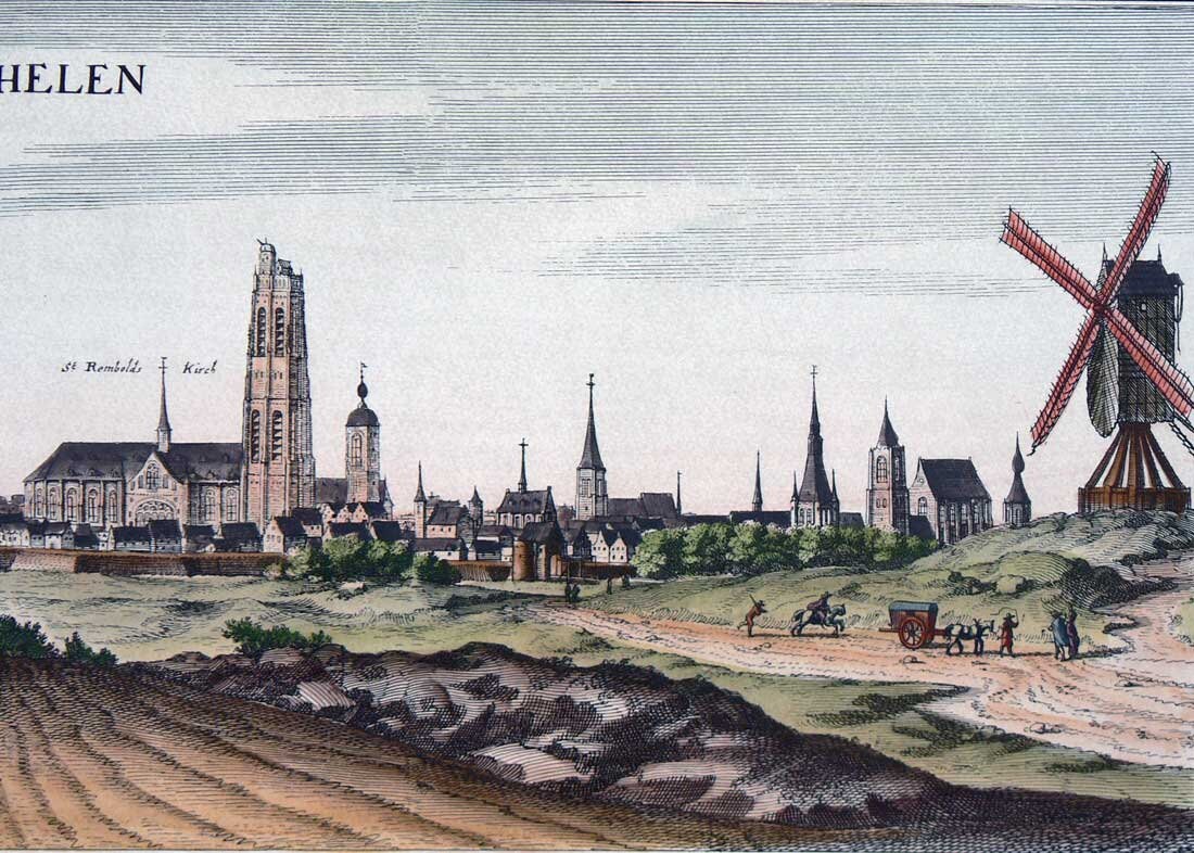 Belgium- Mechelen - Malines - Antwerp - Flemish Region - Antique City ...