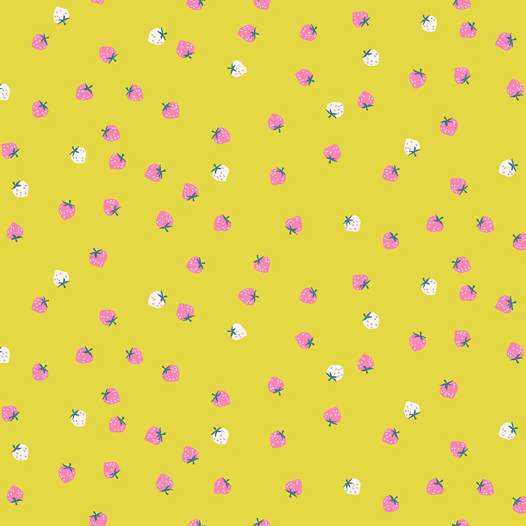 In Stock! Ruby Star Strawberry Mini Berry in Citron by Kimberly Kight ...