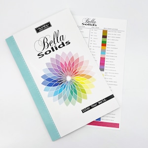 Moda Bella Solids Color Card - Etsy