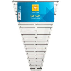 Fat Cats 30 Degree Acrylic Triangle Wedge Ruler From EZ Quilting by ...