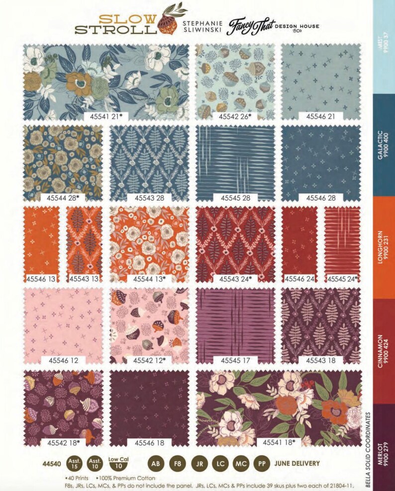 Slow Stroll Panel by Fancy That Design House for Moda Sold - Etsy