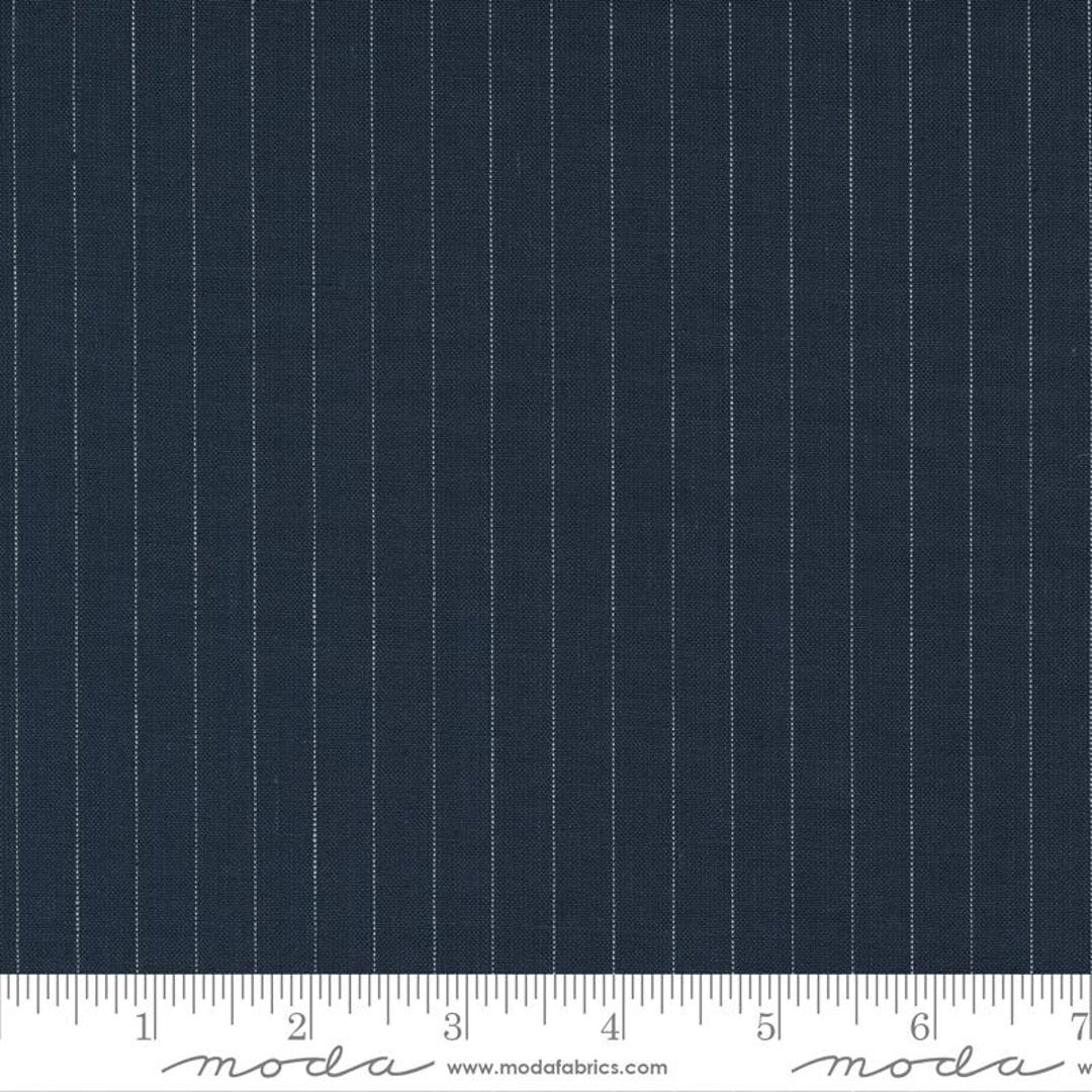 Moda Vista Wovens by Jenelle Kent of Pieces to Treasure Indigo Stripe ...