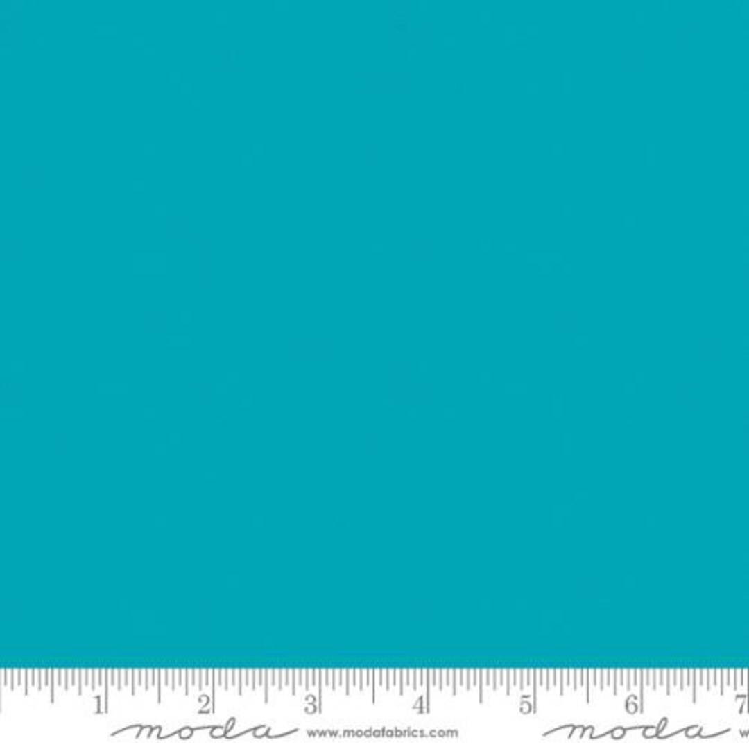 New for 2024 - Moda Bella Solid Brights Collection in Ocean 9900 447 - Fabric Sold by Half Yard ...