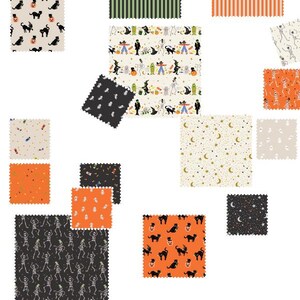 In Stock Rifle Paper Co for Cotton & Steel Halloween Ghosts in Linen ...