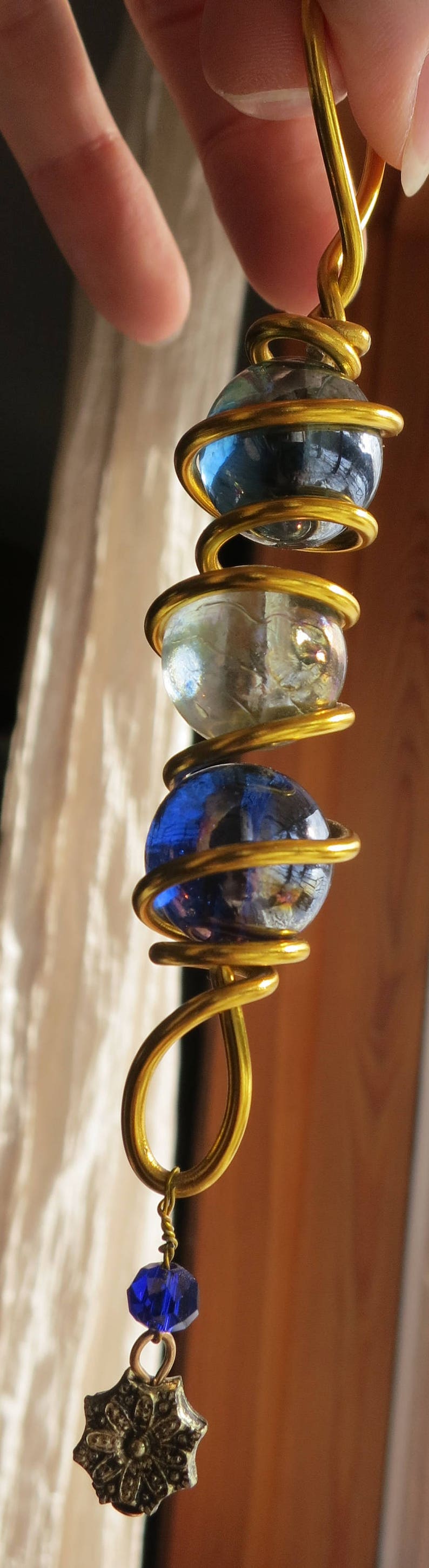 Marble Glass Sun Catchers - Etsy
