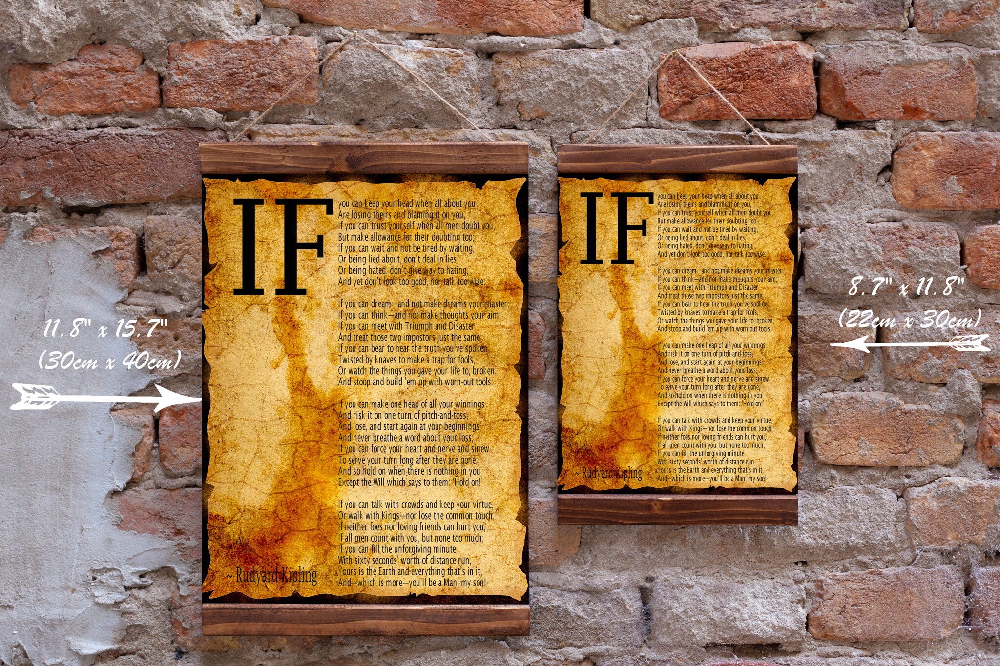 IF Poem Art Print IF Poem by Rudyard Kipling If Poem Wall Art - Etsy ...