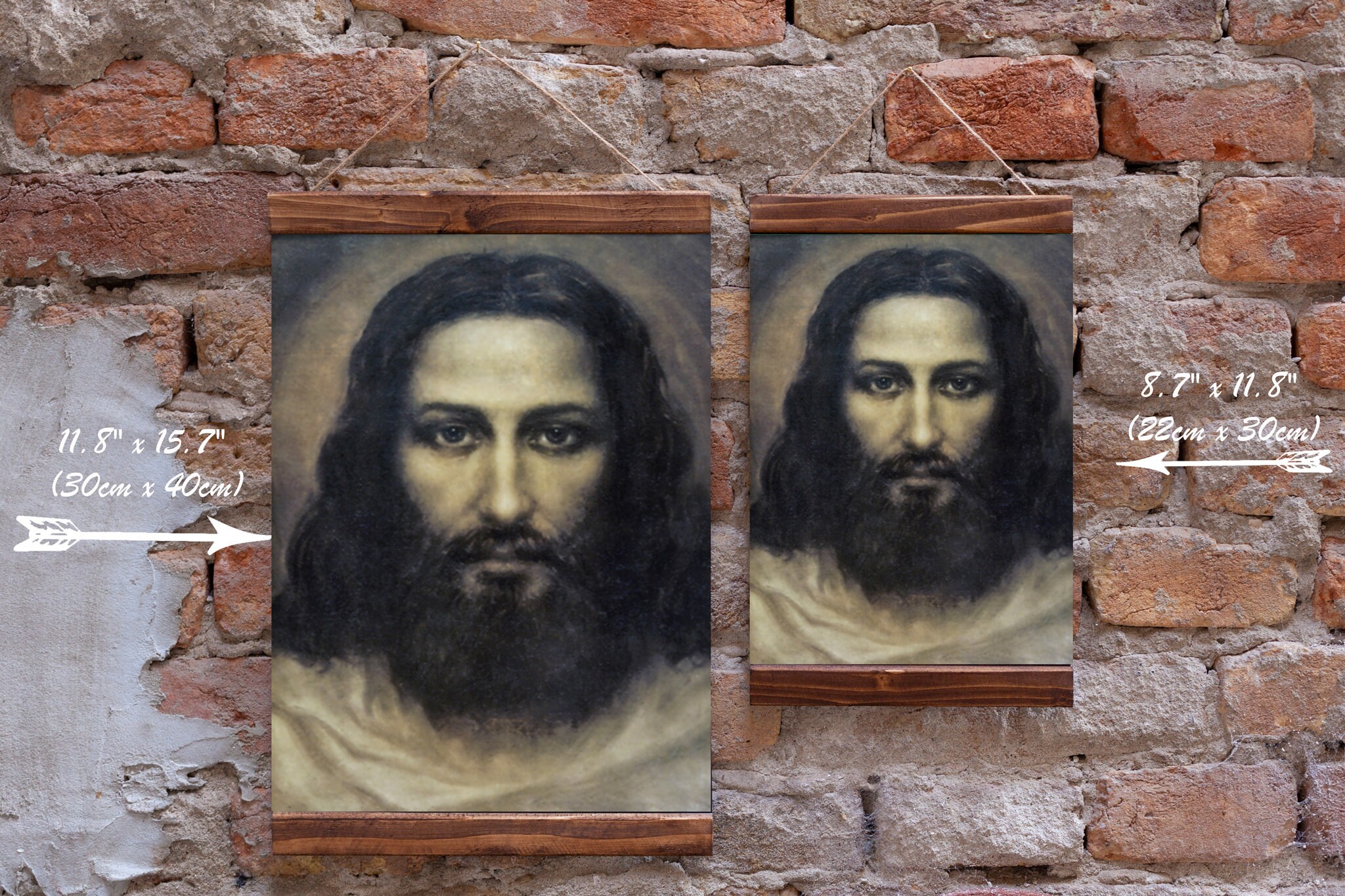 Jesus Christ Face Based on Painting by Ariel (haroutin) Agemian Wood ...