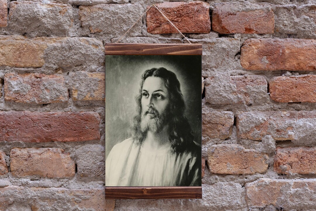 Jesus Christ Face Based on Painting by Ariel (haroutin) Agemian Wood ...