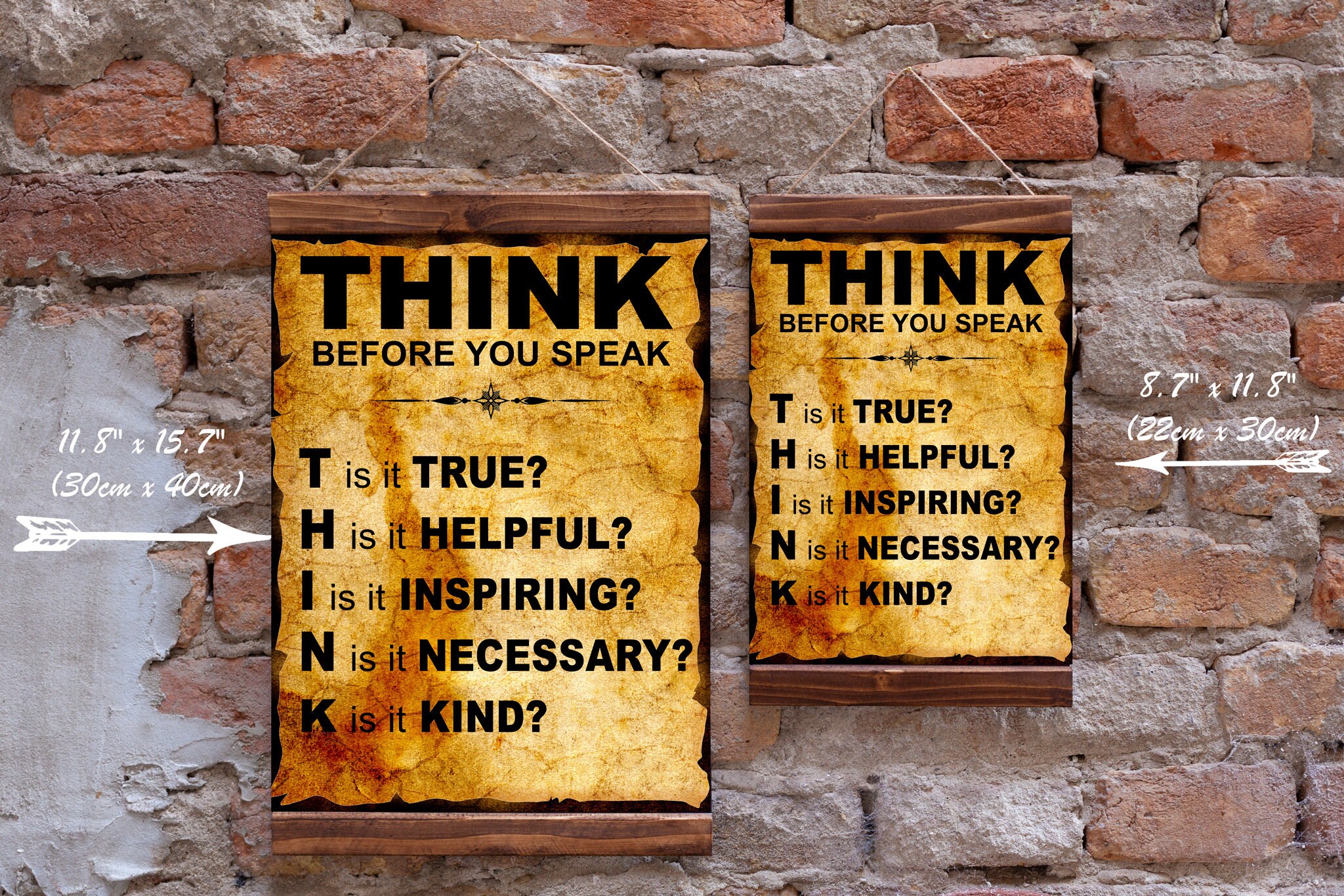 Classroom Poster Think Educational Poster School Poster Home | Etsy